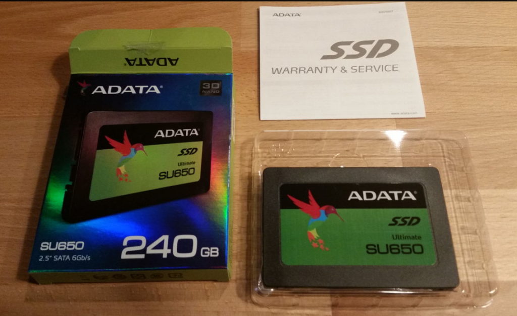 Adata SU650 SSD 240GB 3D NAND Review - MyRandomTechBlog.com
