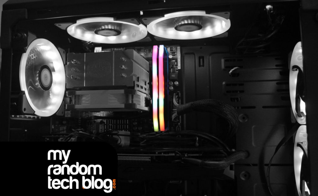 upHere RGB RAM memory heatsink review - MyRandomTechBlog.com