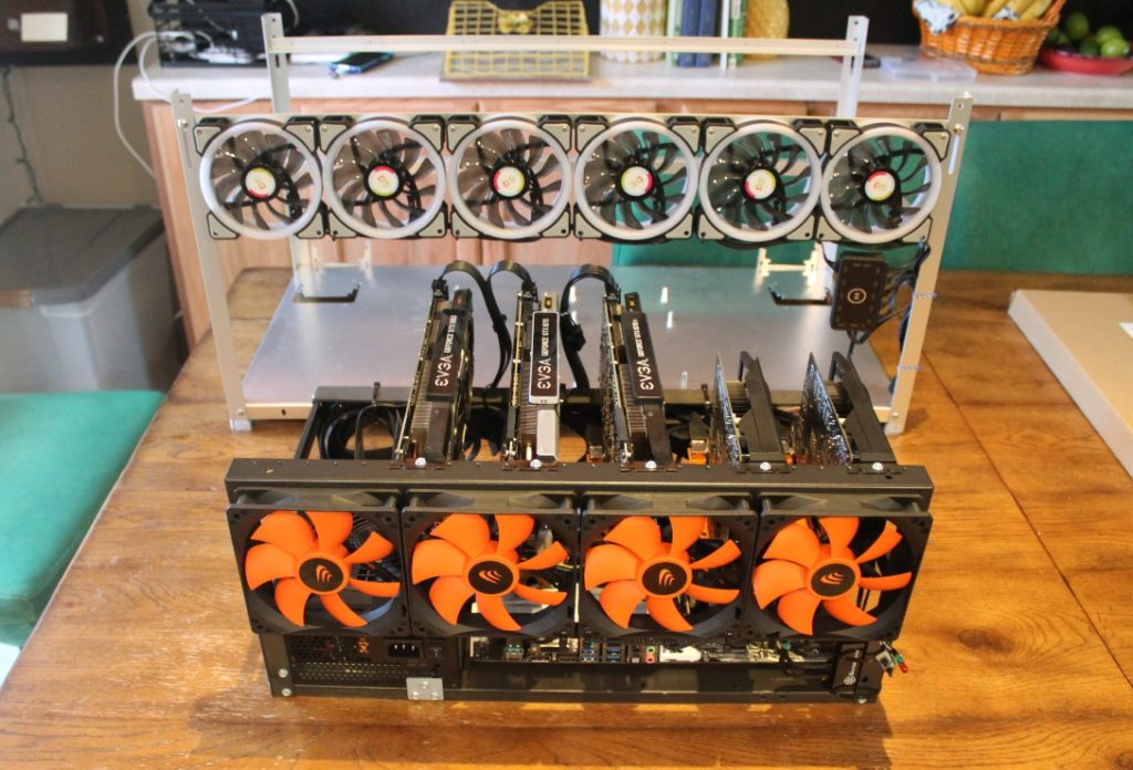 aaawave "The Pan" 6-8 GPU Mining rig frame review and assembly ...