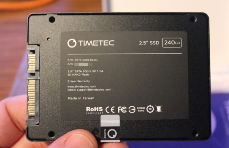 TIMETEC SSD 240GB review - MyRandomTechBlog.com
